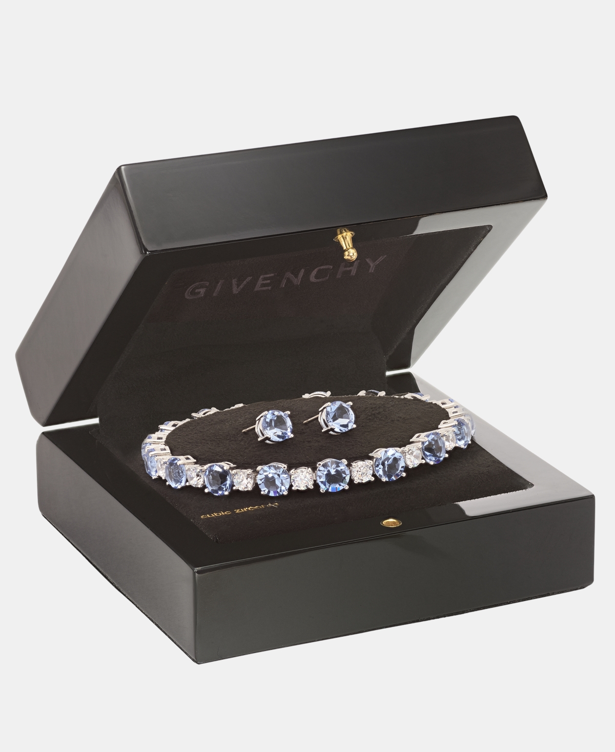 Click here for Givenchy Cubic Zirconia Tennis Bracelet & Stud Ear... prices