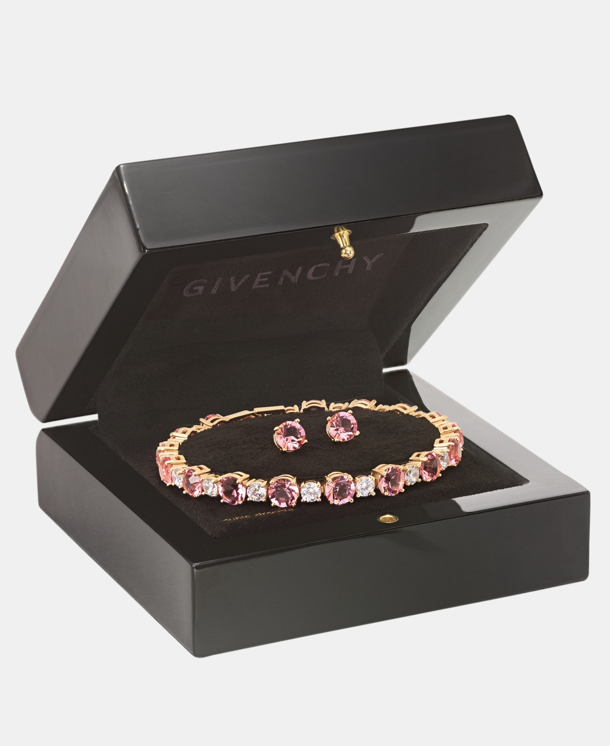 Click here for Givenchy Cubic Zirconia Tennis Bracelet & Stud Ear... prices