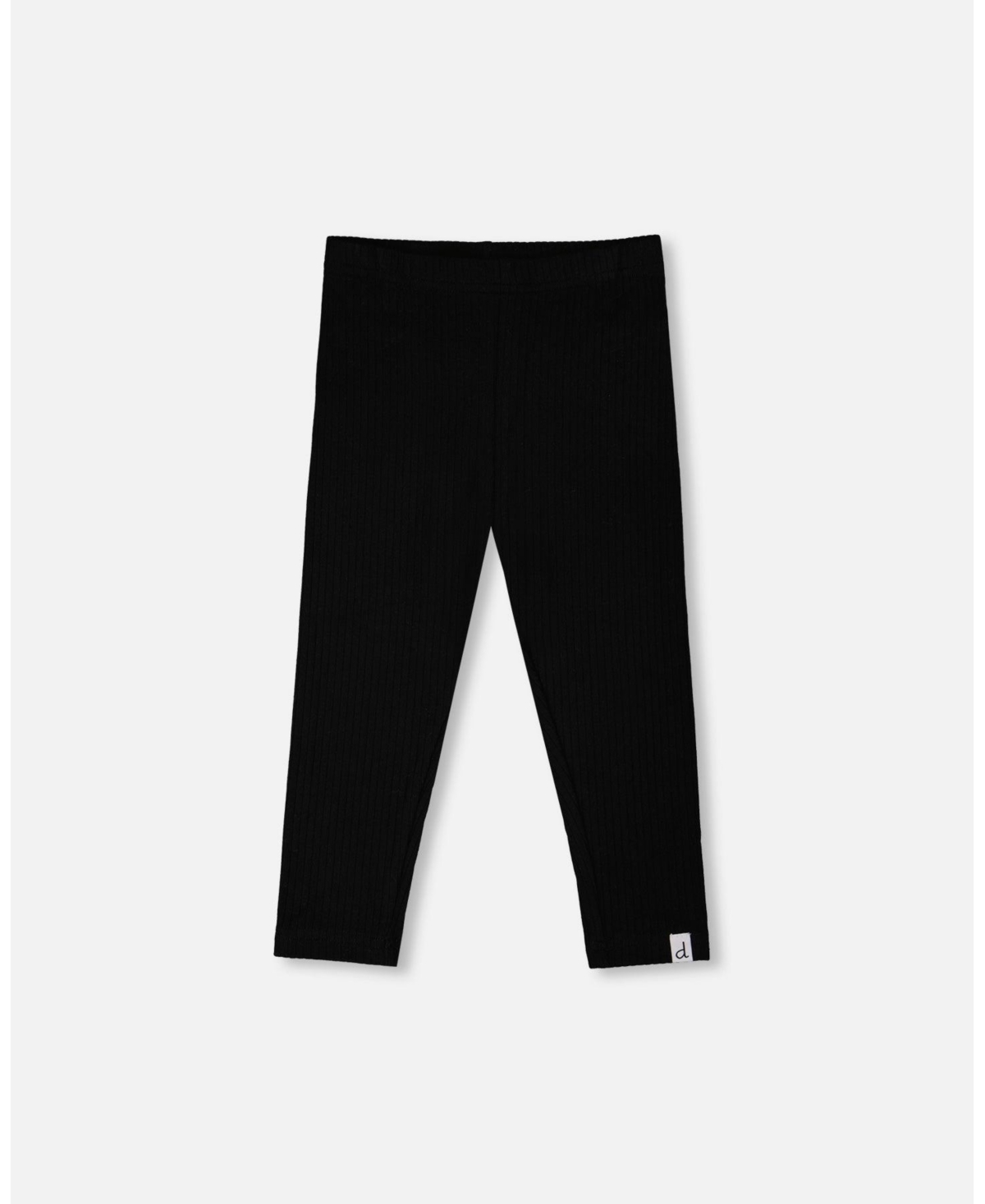 Click here for Deux par Deux Baby Girls Rib Capri Leggings Black... prices