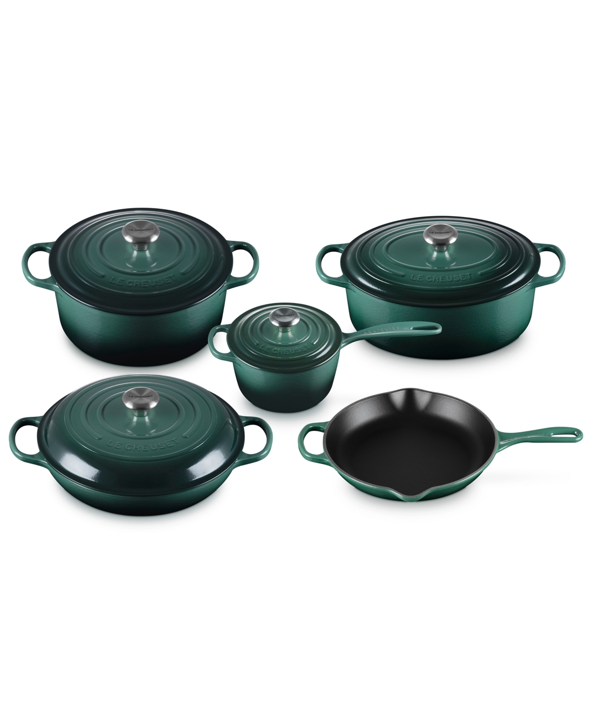 Click here for Le Creuset Signature Enameled Cast Iron 9-Piece Co... prices