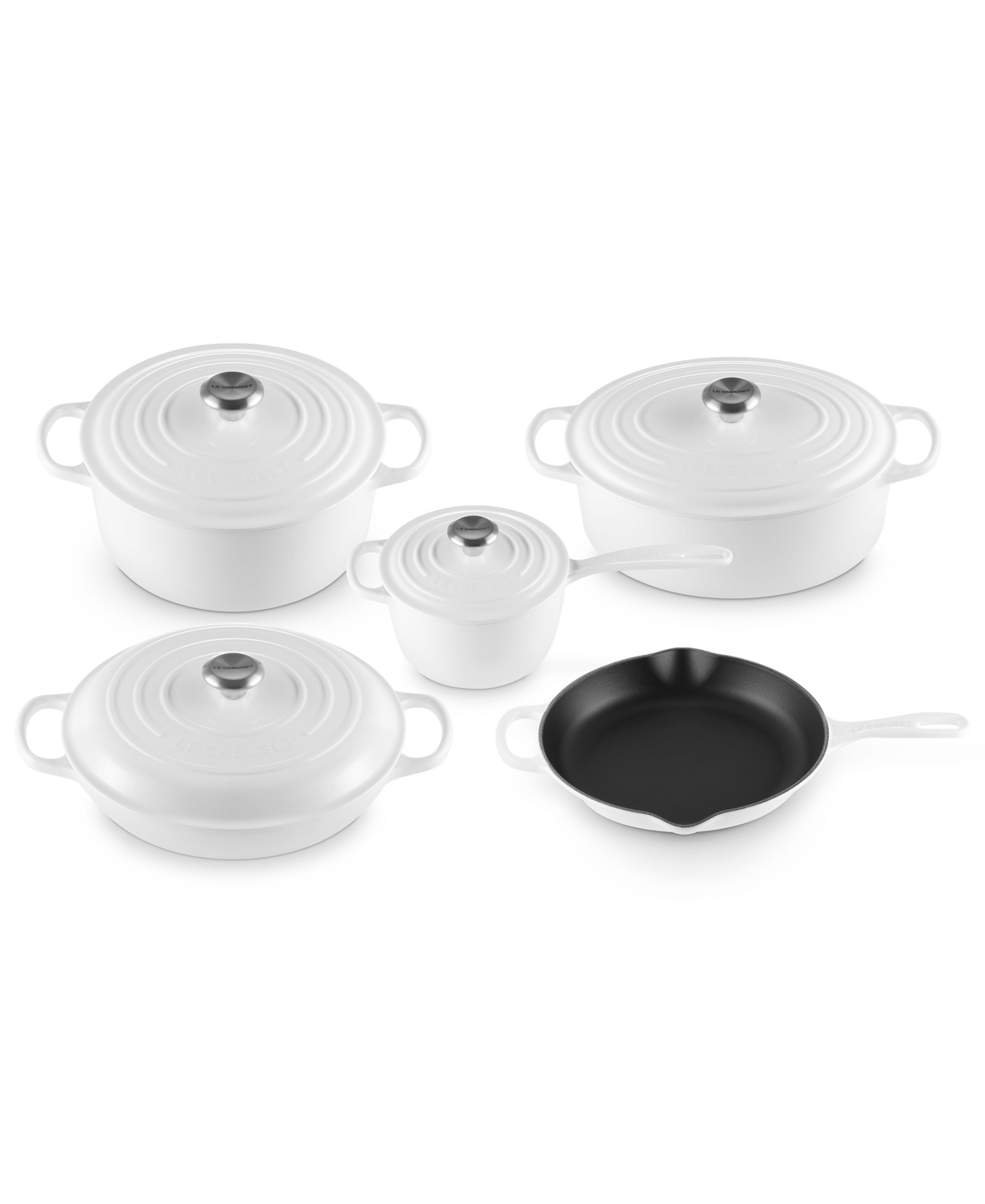 Click here for Le Creuset Signature Enameled Cast Iron 9-Piece Co... prices