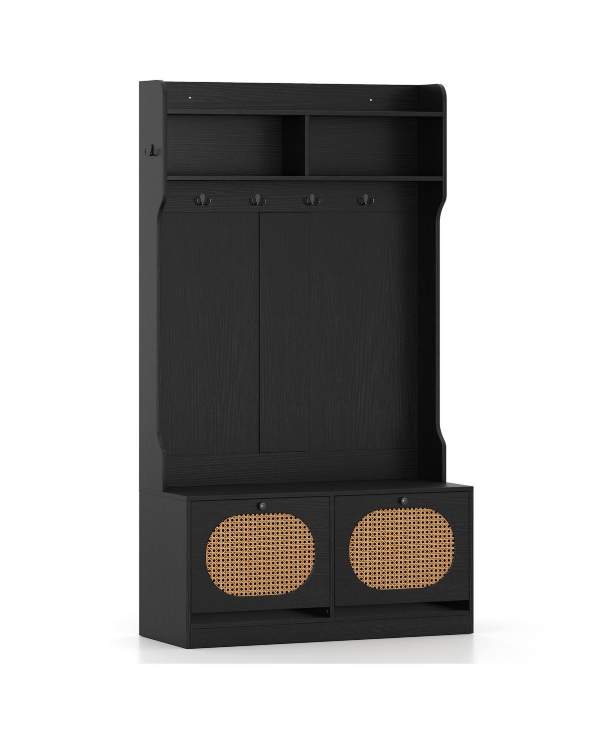 Click here for Slickblue Entryway 4-in-1 Hall Tree with Coat Rack... prices