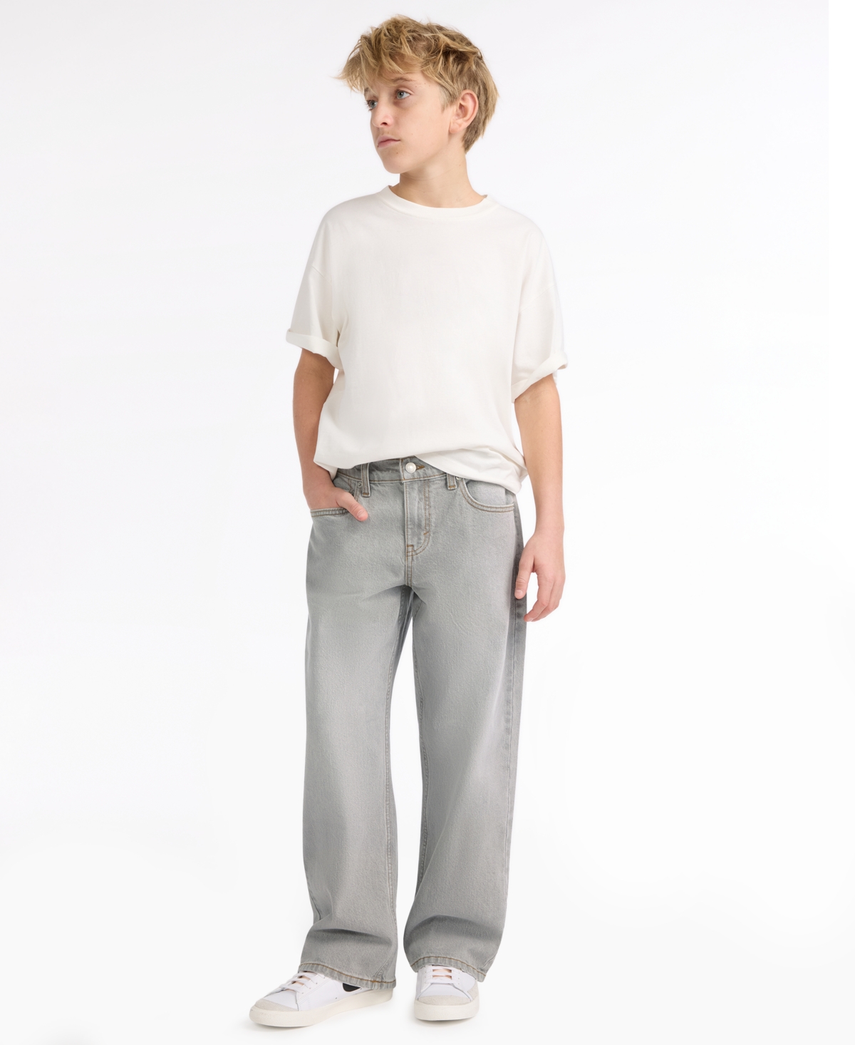Click here for Levis Boys 8-20 578 Baggy-Fit Jeans - Boulder prices
