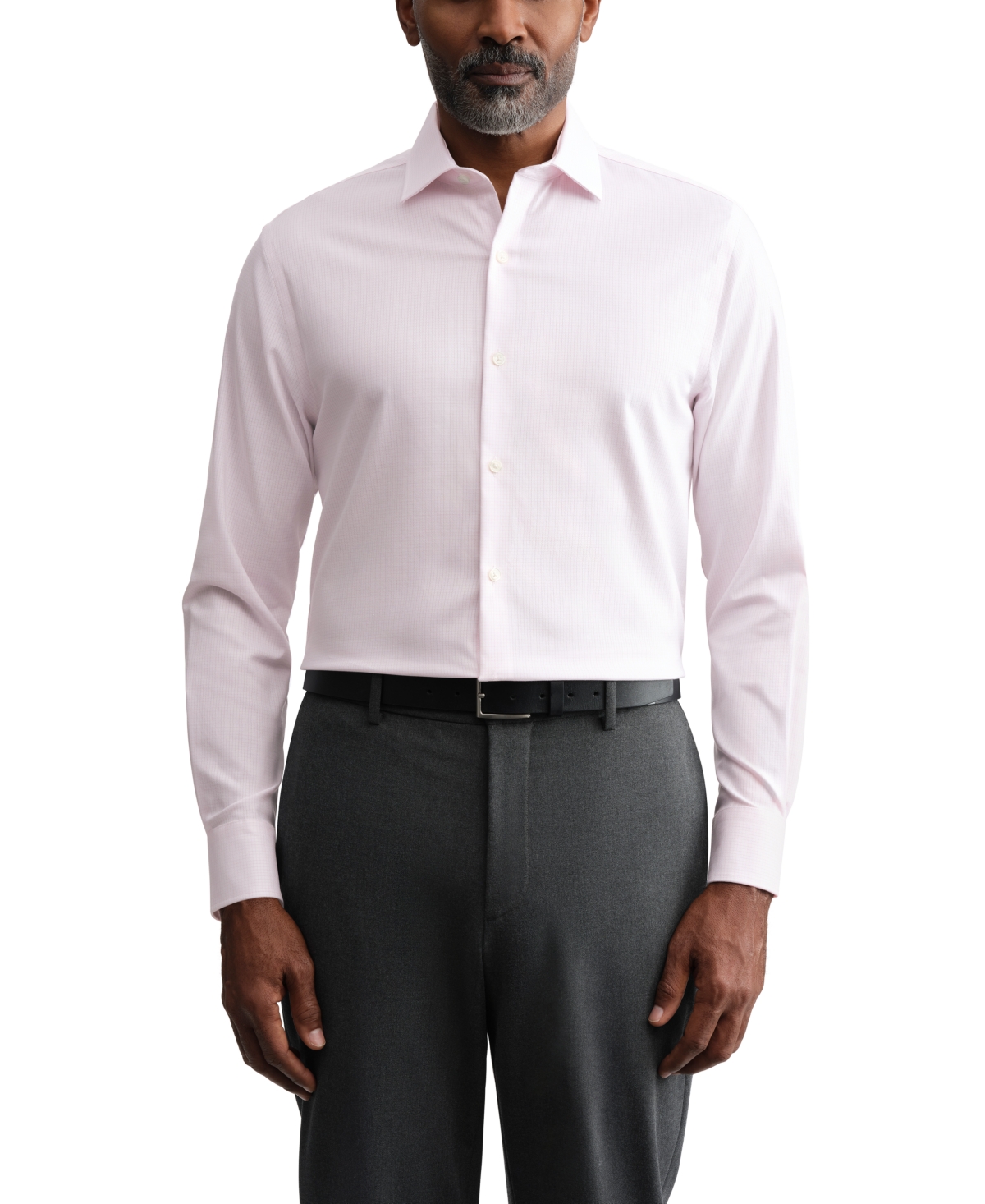 Click here for Tommy Hilfiger Mens Slim-Fit Dress Shirt - Pink prices