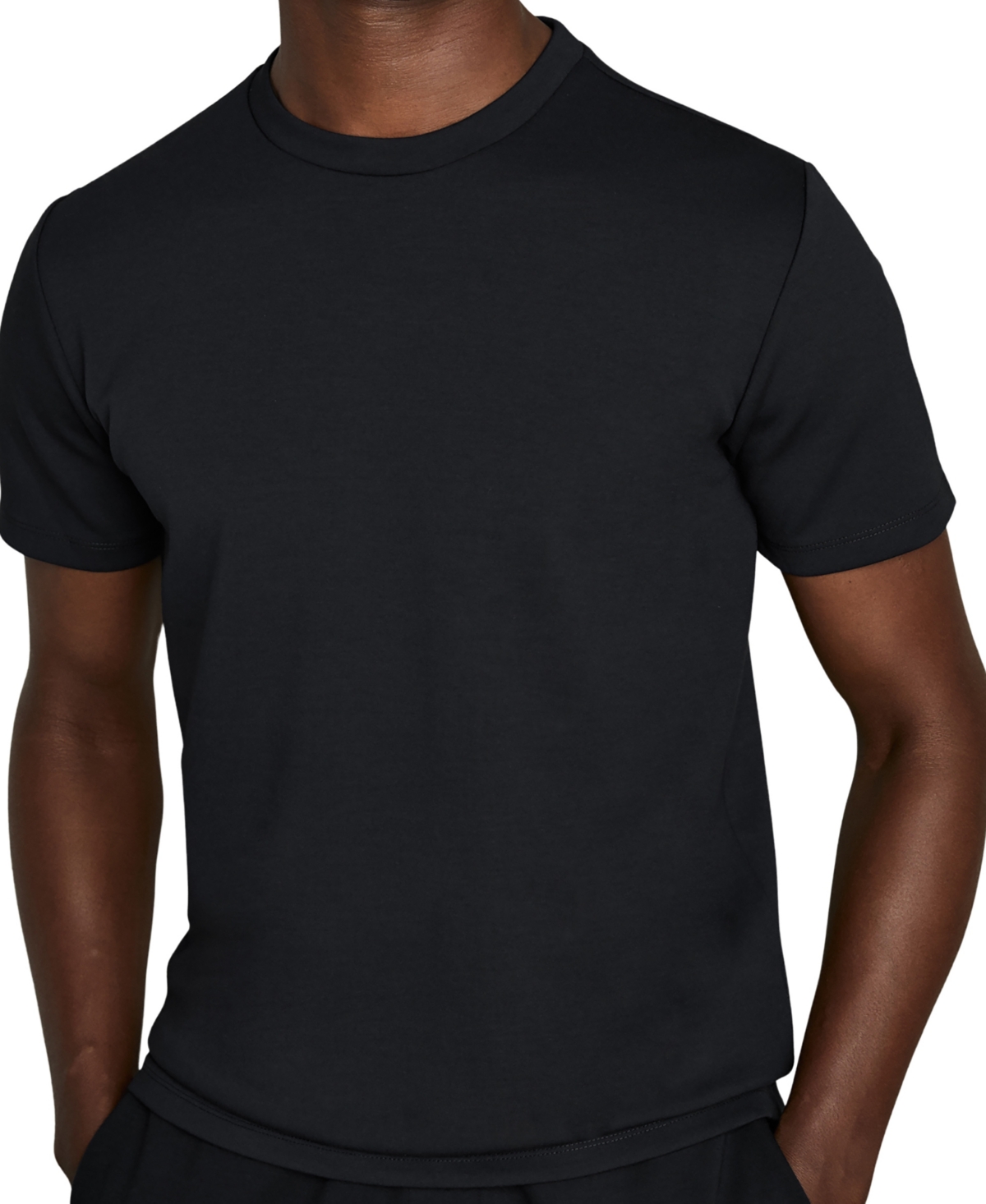 Click here for Reiss Mens Premium Interlock Crew-Neck T-Shirt - N... prices