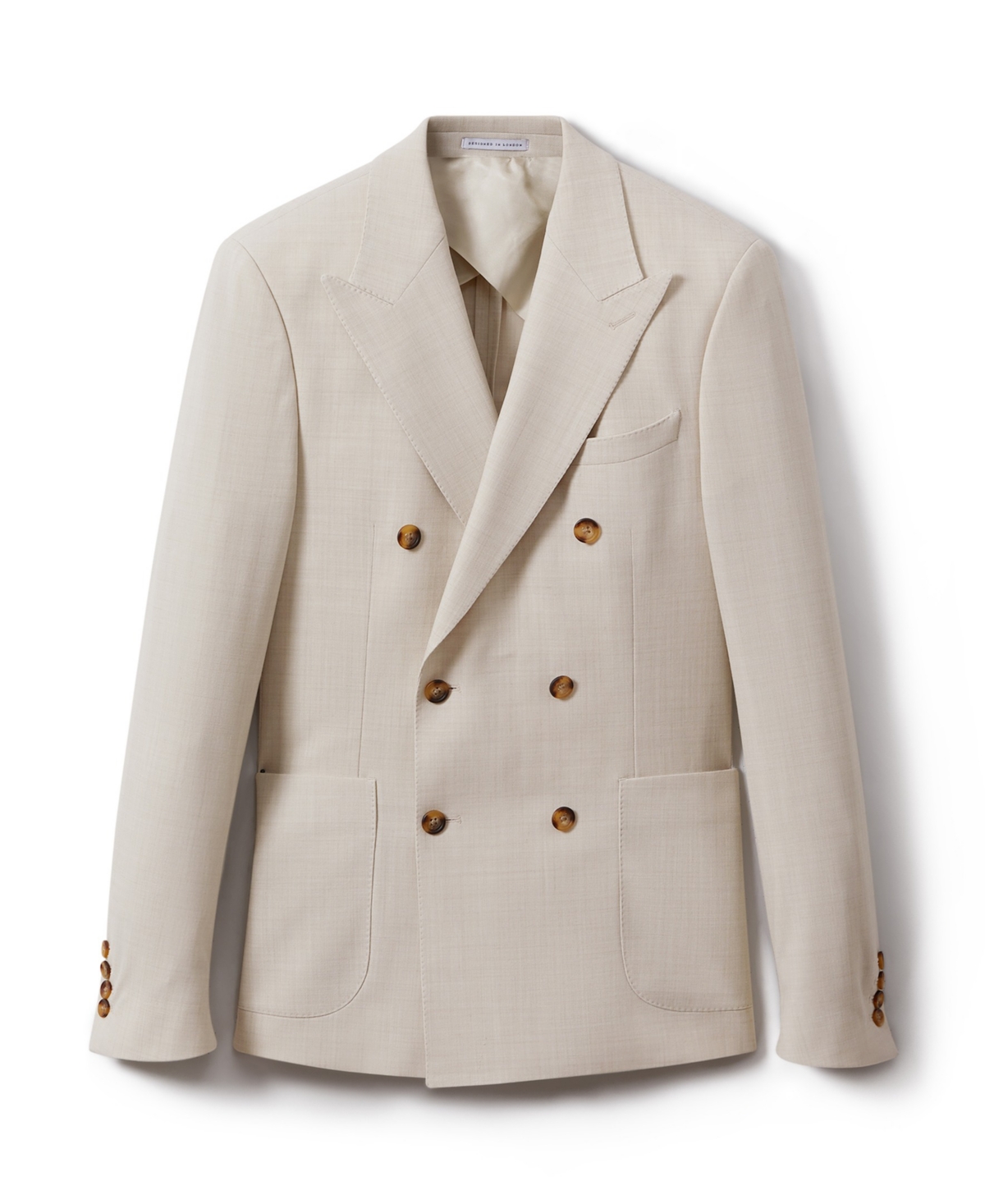 Click here for Reiss Mens Double Breasted Slim Fit Suit Blazer -... prices