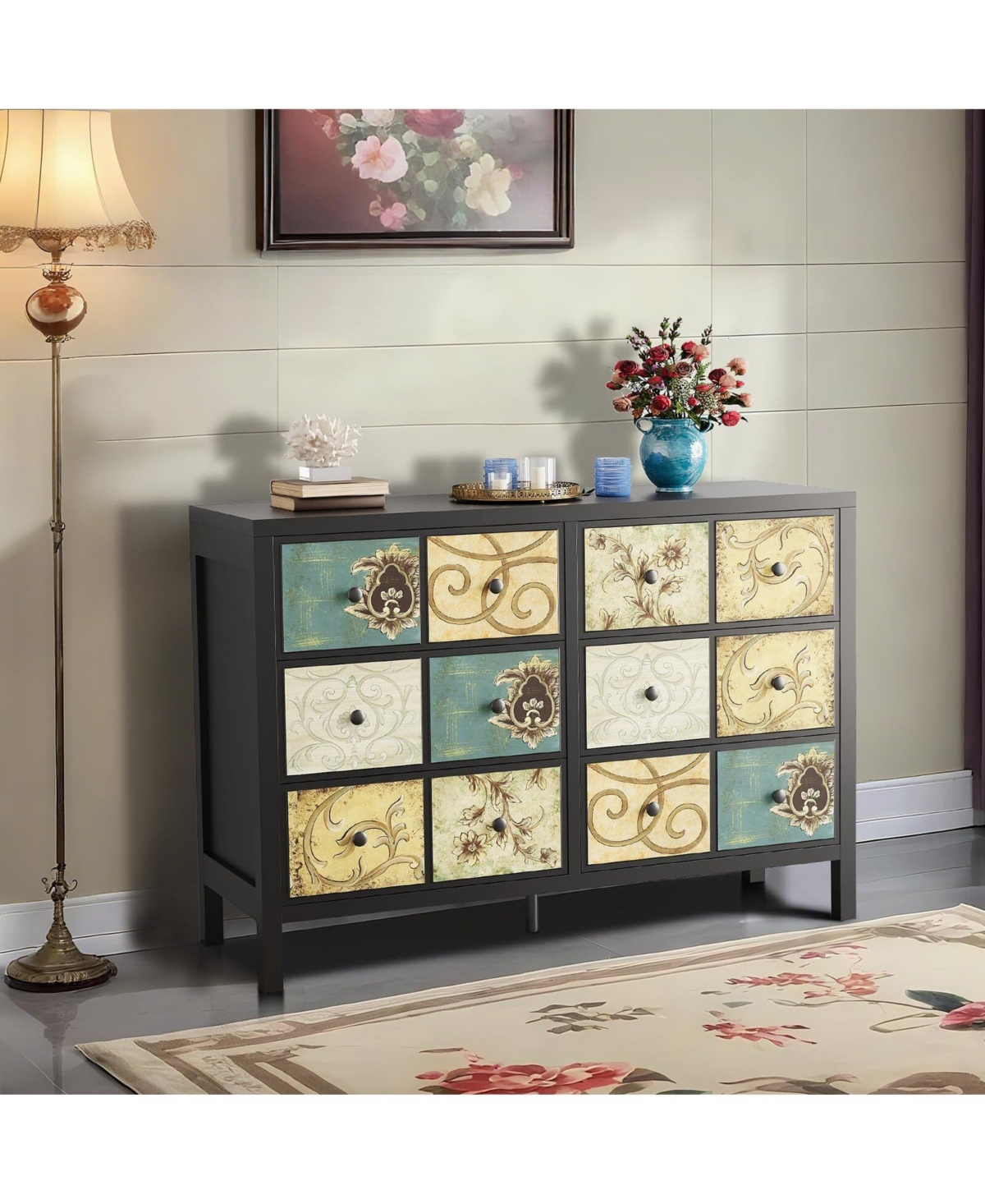 Click here for Gaomon 6 Drawers Dresser for Bedroom  Wooden Farmh... prices