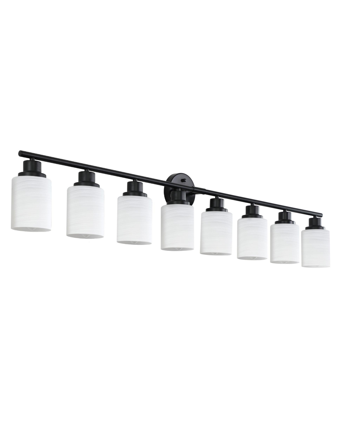 Click here for Busdays 52" Modern 8 Light Vanity Light  Fros... prices