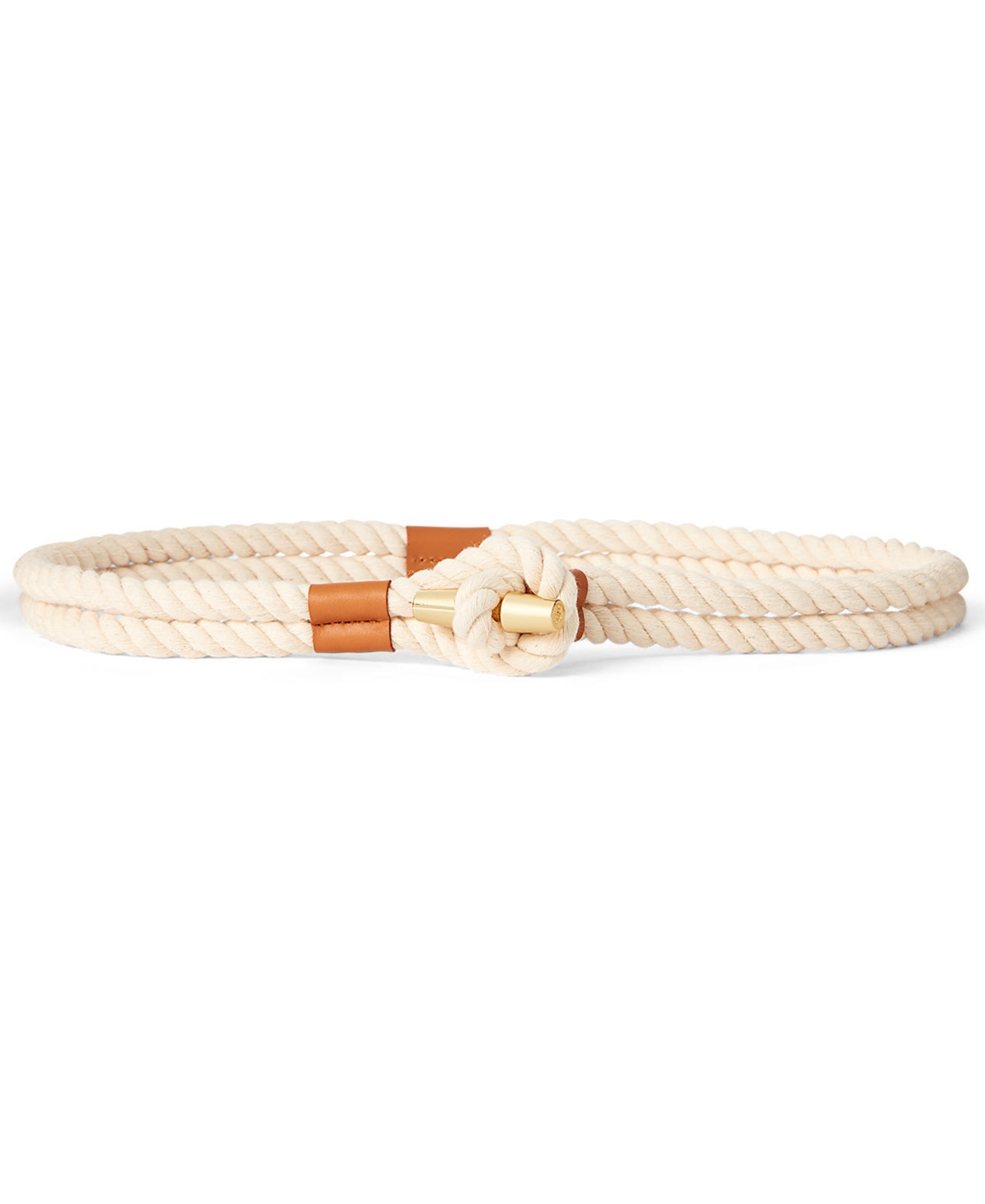 Click here for Lauren Ralph Lauren Medium Toggle Rope Belt - Natu... prices