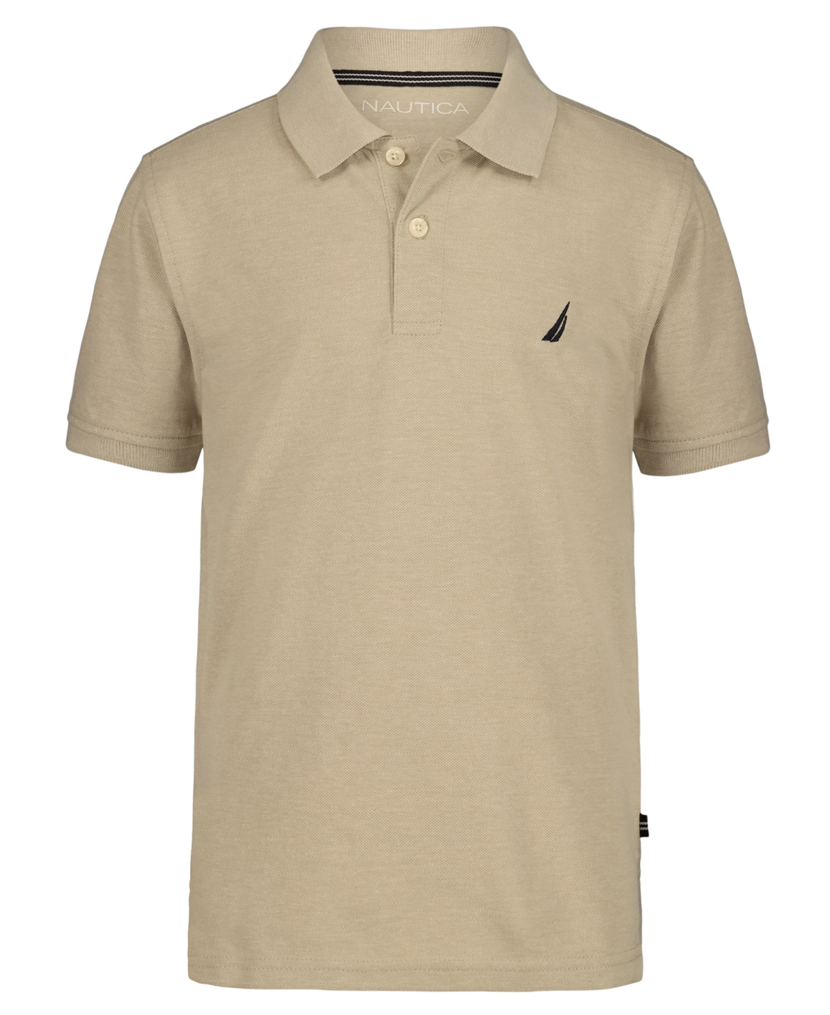 Click here for Nautica Boys 8-20 Anchor Solid Button-Front Polo S... prices