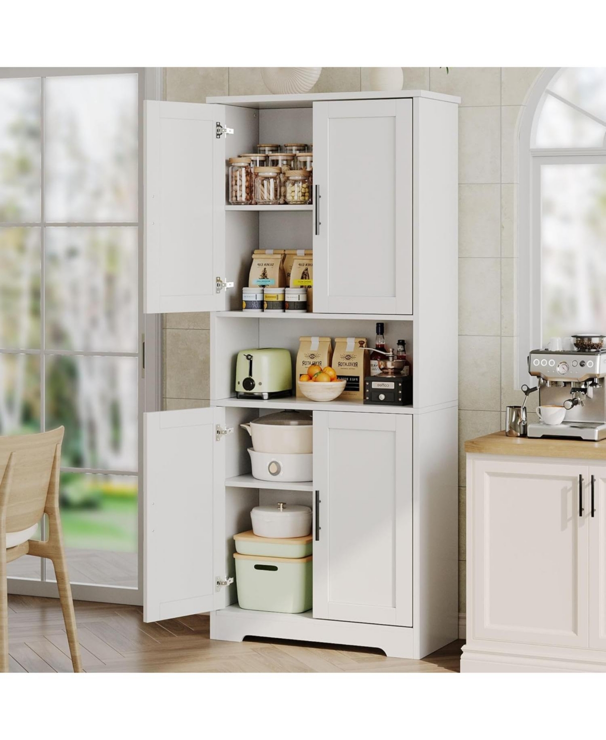 Click here for gaomon Pantry Cabinet 70" Tall Kitchen Pantry... prices