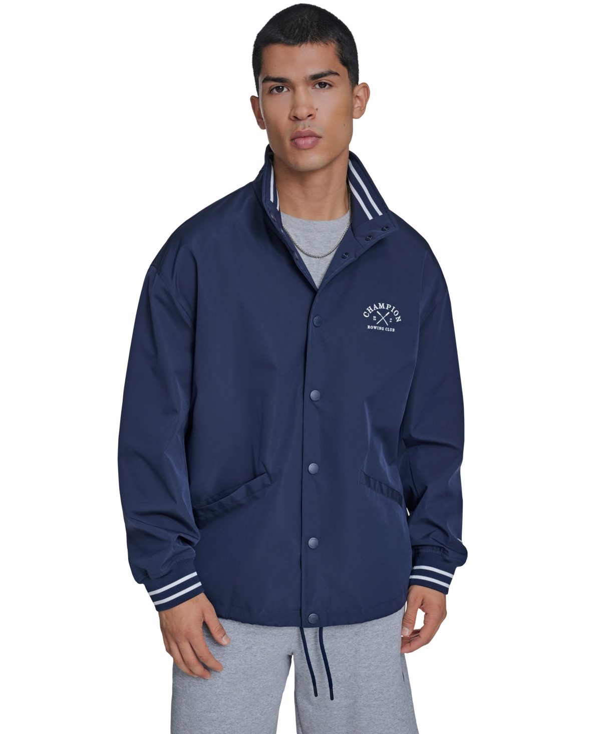 Click here for Champion Mens Flex Tech Rowing Club Coaches Jacket... prices