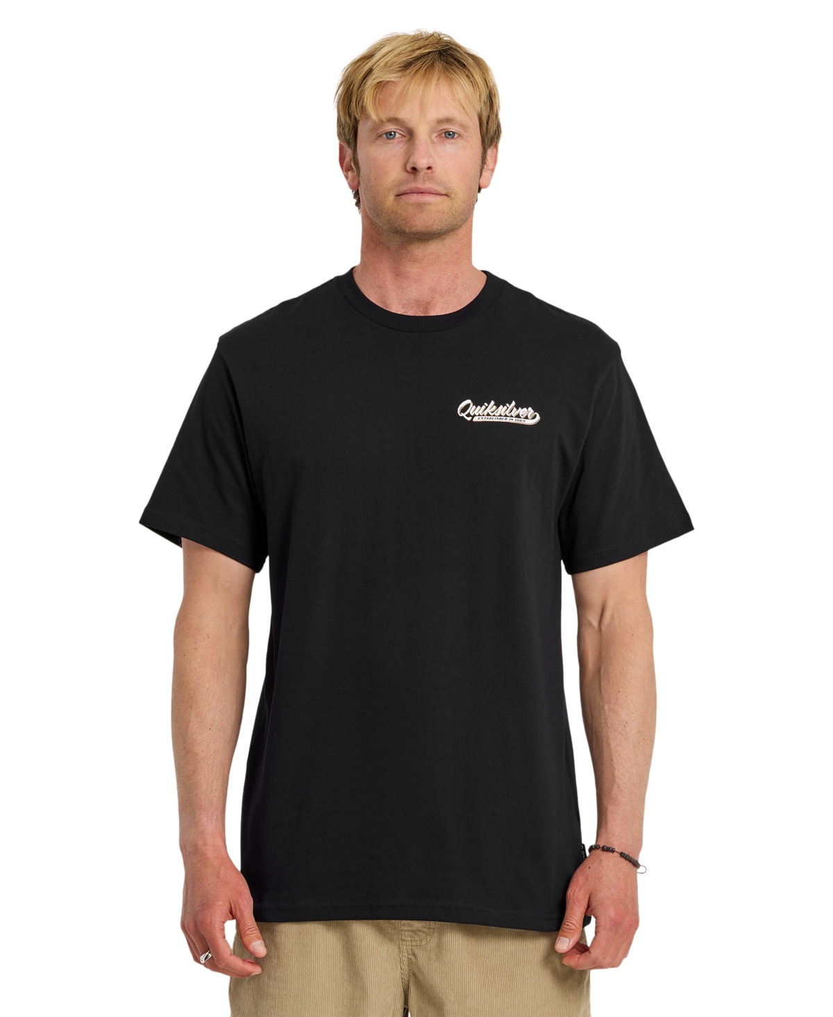 Click here for Quiksilver Mens Short-Sleeve Crewneck T-Shirt - Bl... prices
