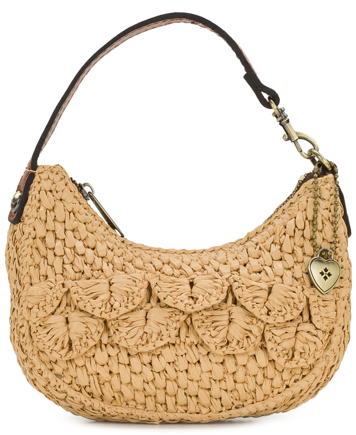 Click here for Patricia Nash Morgana Scalloped Raffia Mini Should... prices