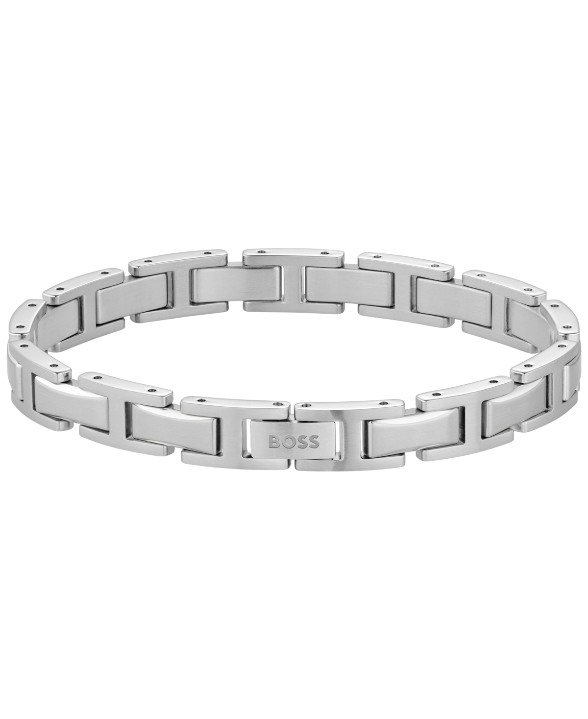 Click here for Hugo Boss Men Nolan Stainless Steel Bracelet - Sil... prices