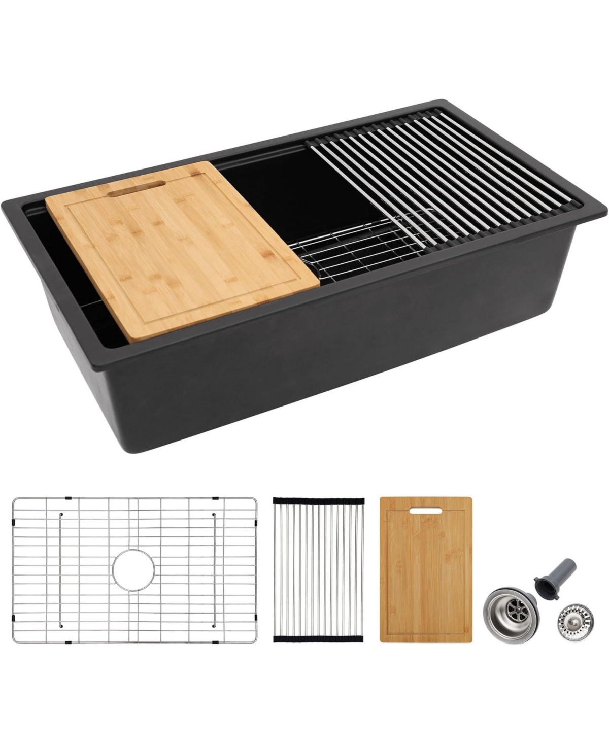 Click here for Busdays 33"x19" Inch Granite Composite K... prices