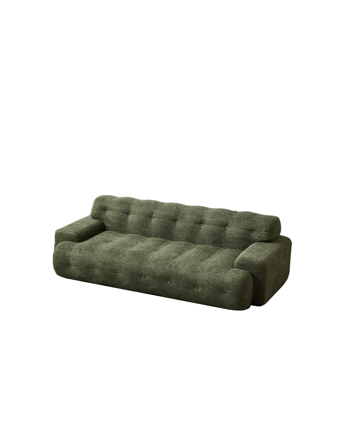 Click here for Clihome 87.4 Inch Tufted 3-Seater Sofa with Square... prices