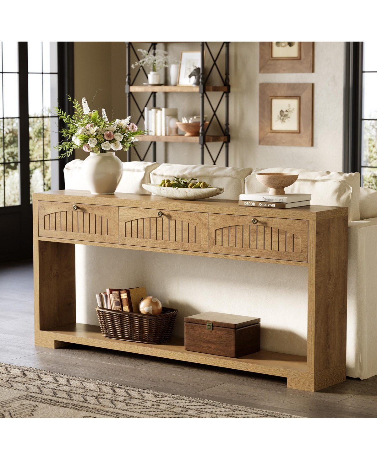Click here for Tribesigns 70.8-Inch Long Console Table with 3 Dra... prices