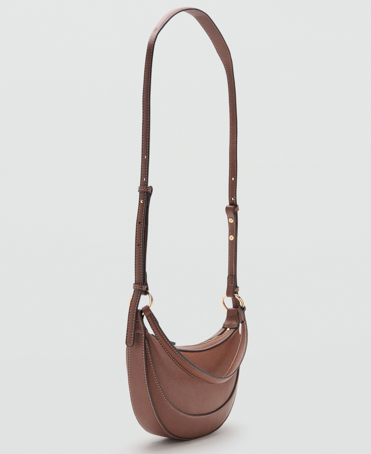 Click here for Mango Womens Oval Shoulder Bag - Leather prices