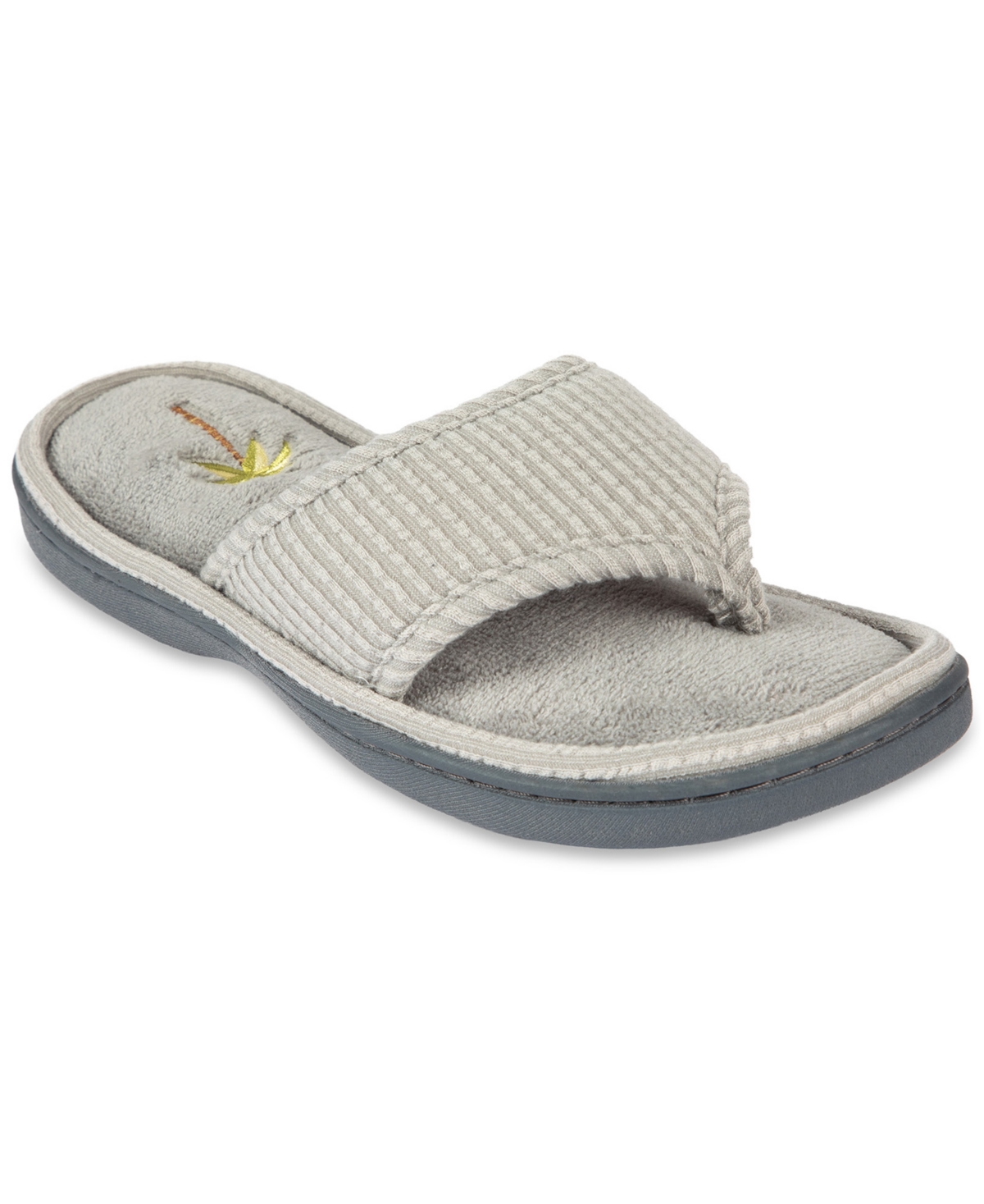 Click here for Isotoner Signature Womens Embroidered Seersucker F... prices