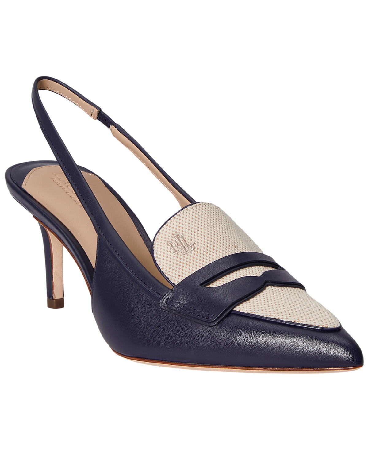 Click here for Lauren Ralph Lauren Womens Khloe Slingback Loafer... prices