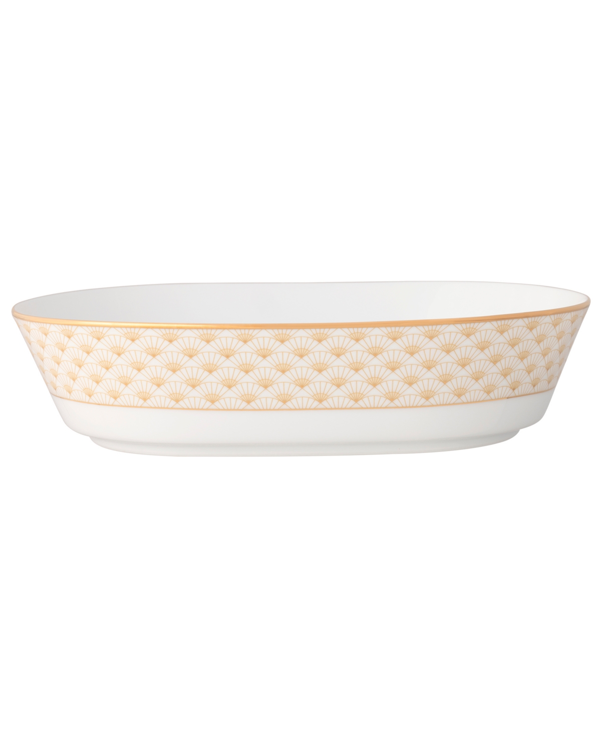 Click here for Noritake Trocadero Gold-Tone Oval Vegetable Bowl -... prices