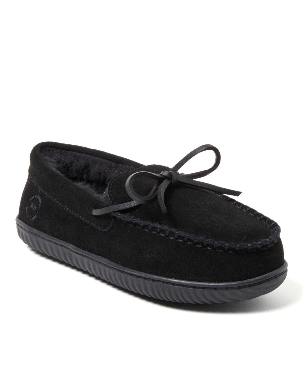 Click here for Dearfoams Womens Harriet Genuine Suede Moccasin Sl... prices