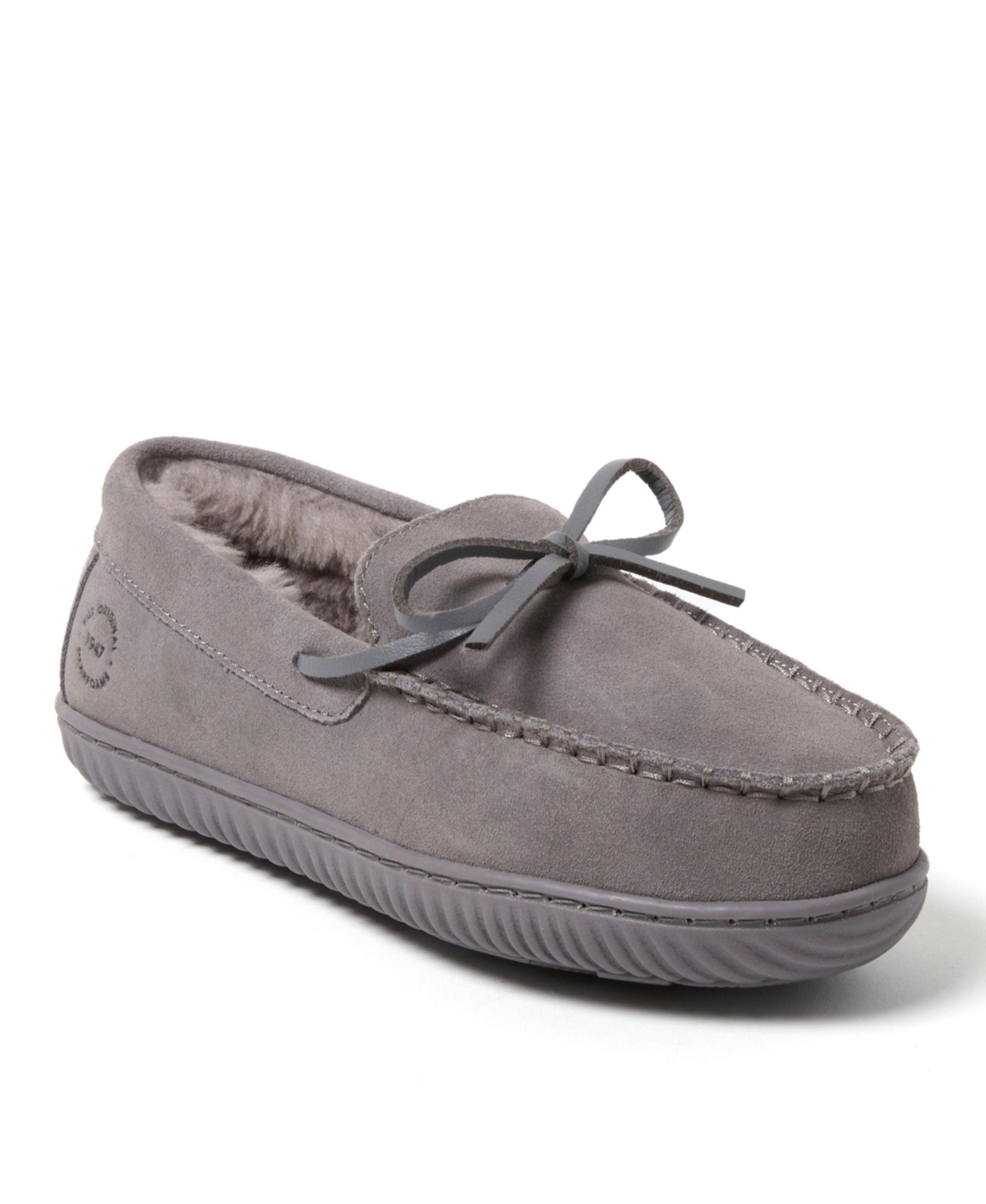 Click here for Dearfoams Womens Harriet Genuine Suede Moccasin Sl... prices
