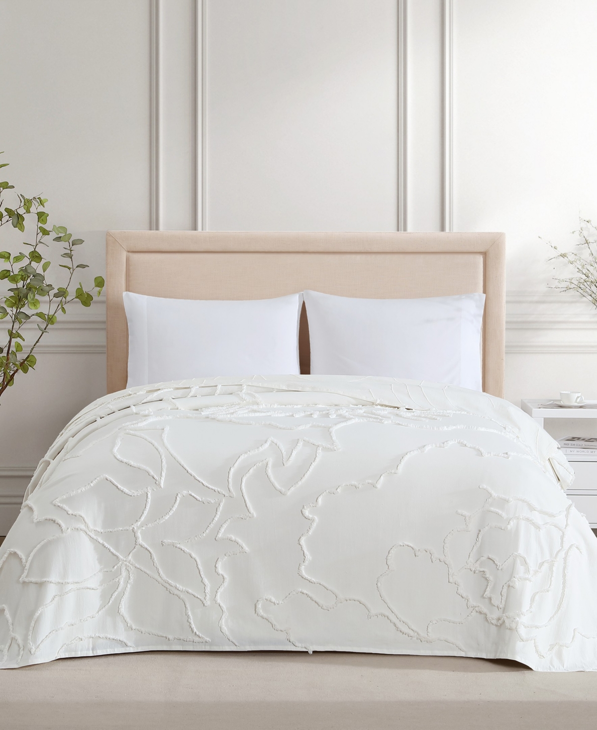 Click here for Elle Decor Chenille Classic Bedspread  Twin - Flor... prices