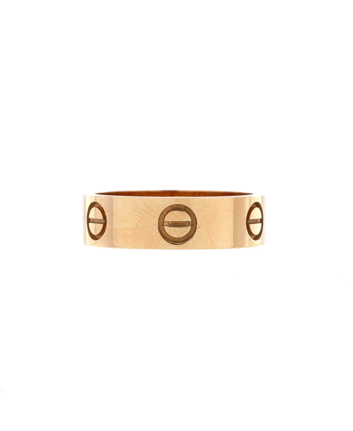 Click here for Pre-Owned Cartier Love Band Ring - 18k yellow gold prices