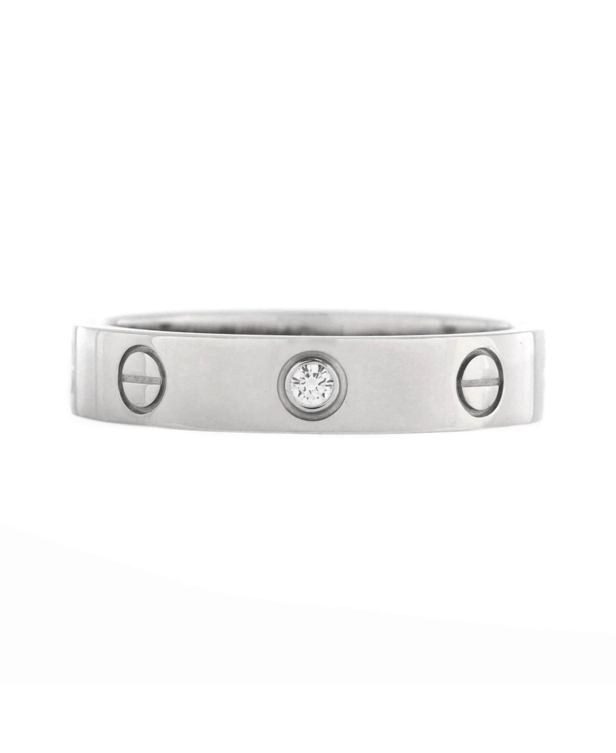 Click here for Pre-Owned Cartier Love Wedding Band 1 Diamond Ring... prices