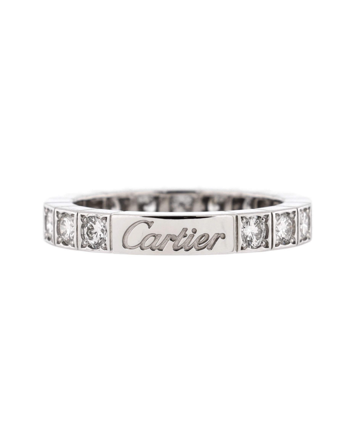 Click here for Pre-Owned Cartier Lanieres Ring - 18k white gold prices