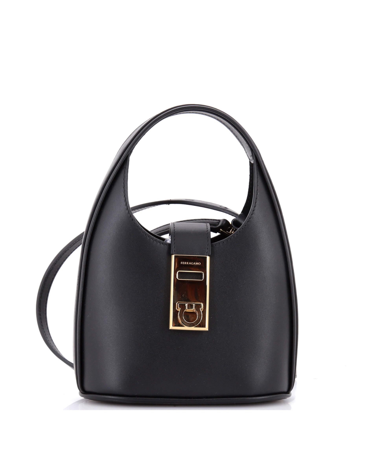 Click here for Pre-Owned Salvatore Ferragamo Mini Gancini Buckle... prices