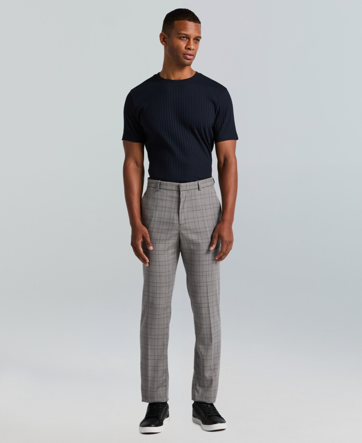 Click here for Perry Ellis Portfolio Mens Slim-Fit Gripper Waist... prices