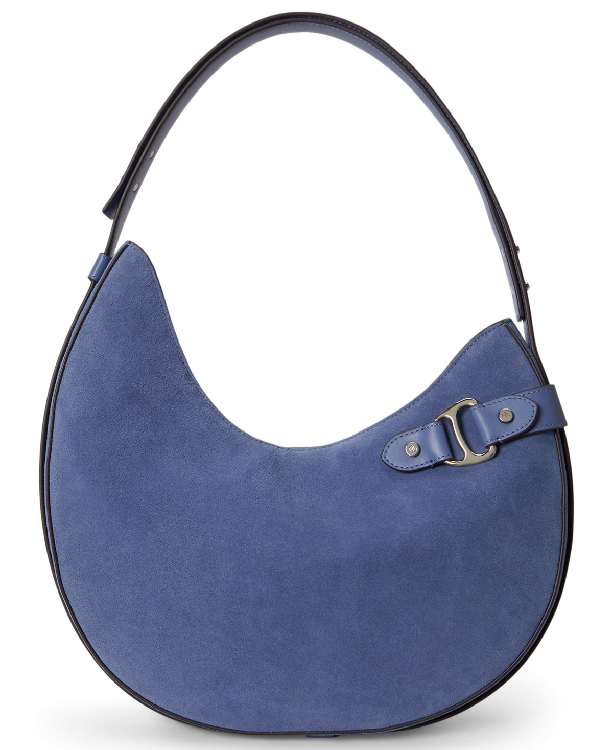 Click here for Lauren Ralph Lauren Tasha Medium Suede Shoulder Ba... prices