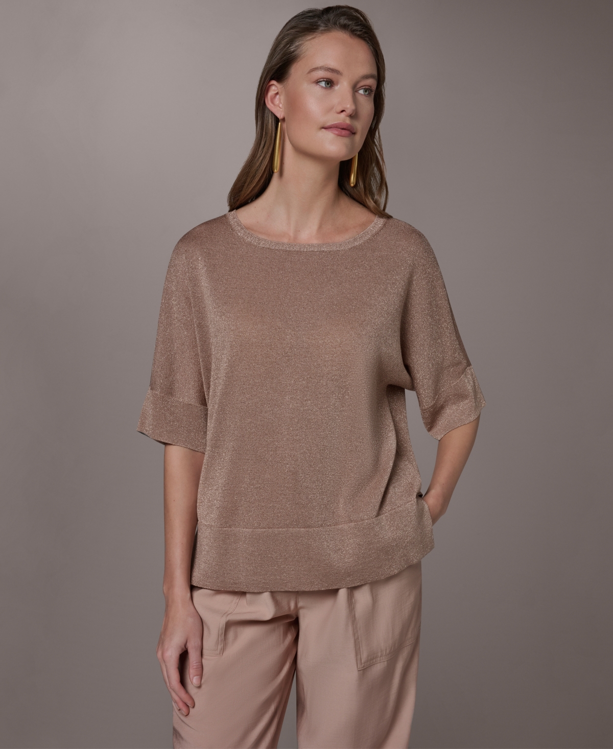 Click here for Donna Karan New York Womens Crew Neck Oversized To... prices