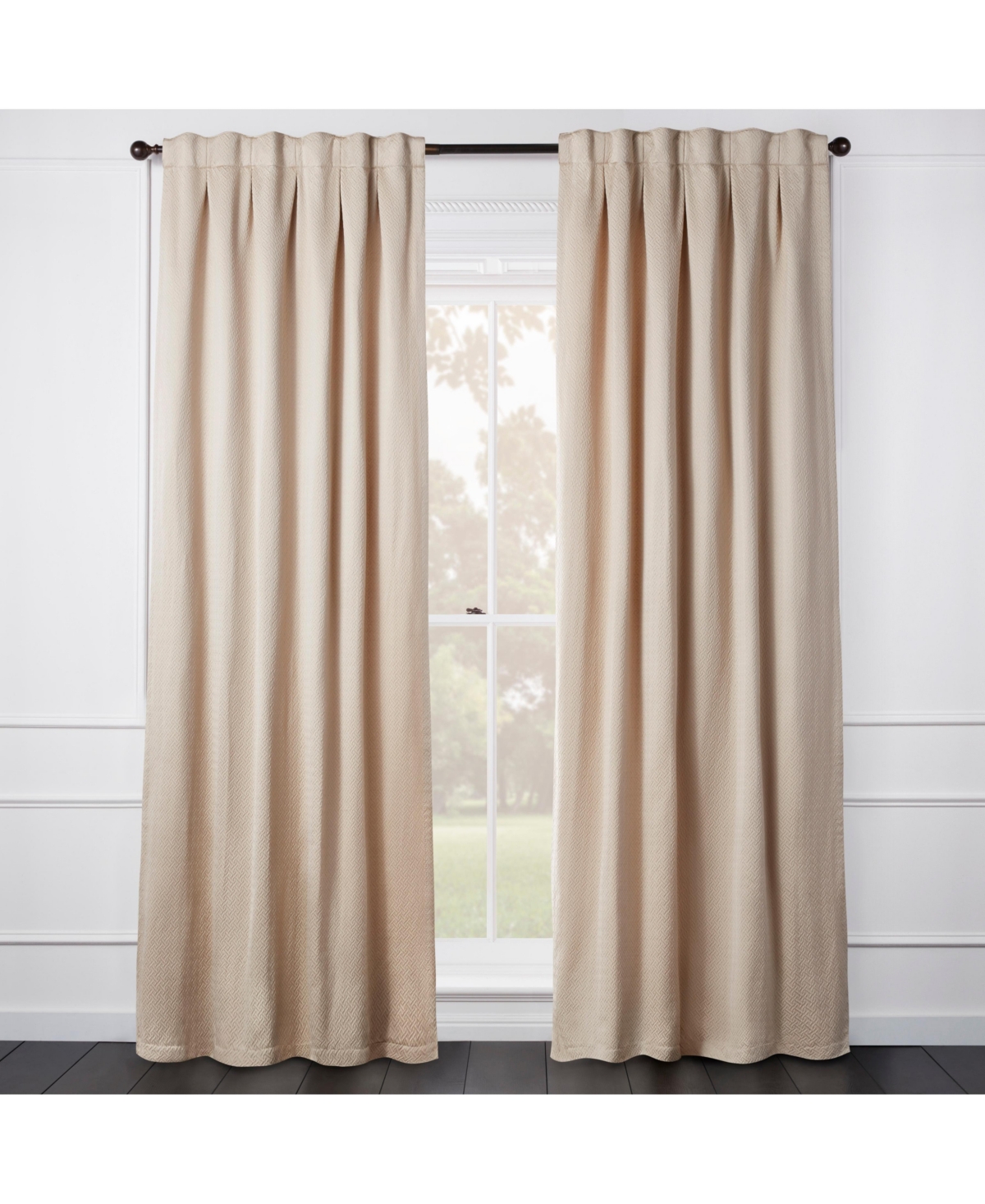 Click here for Z Gallerie Marlowe Textured Curtains - Champagne prices