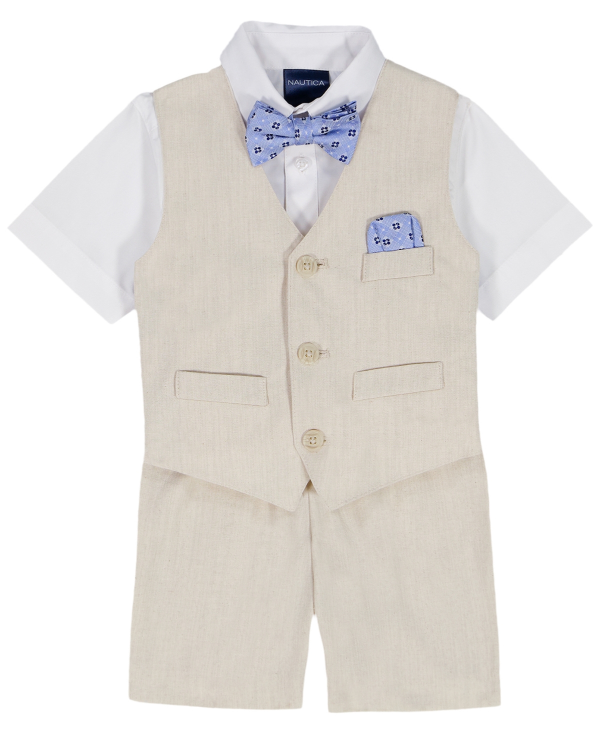 Click here for Nautica Baby Boys V-Neck Vest  Shirt and Shorts  3... prices