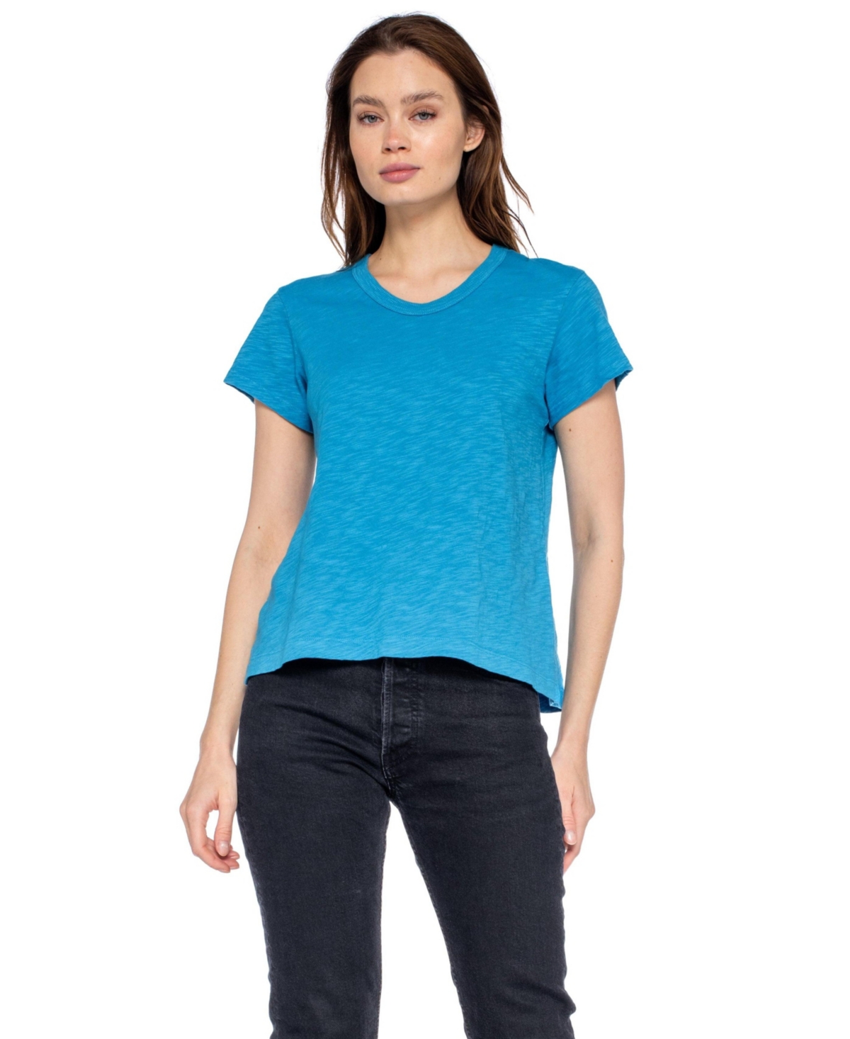 Click here for Wilt Clothing Womens Baby Fit Crew Tee - Ocean prices