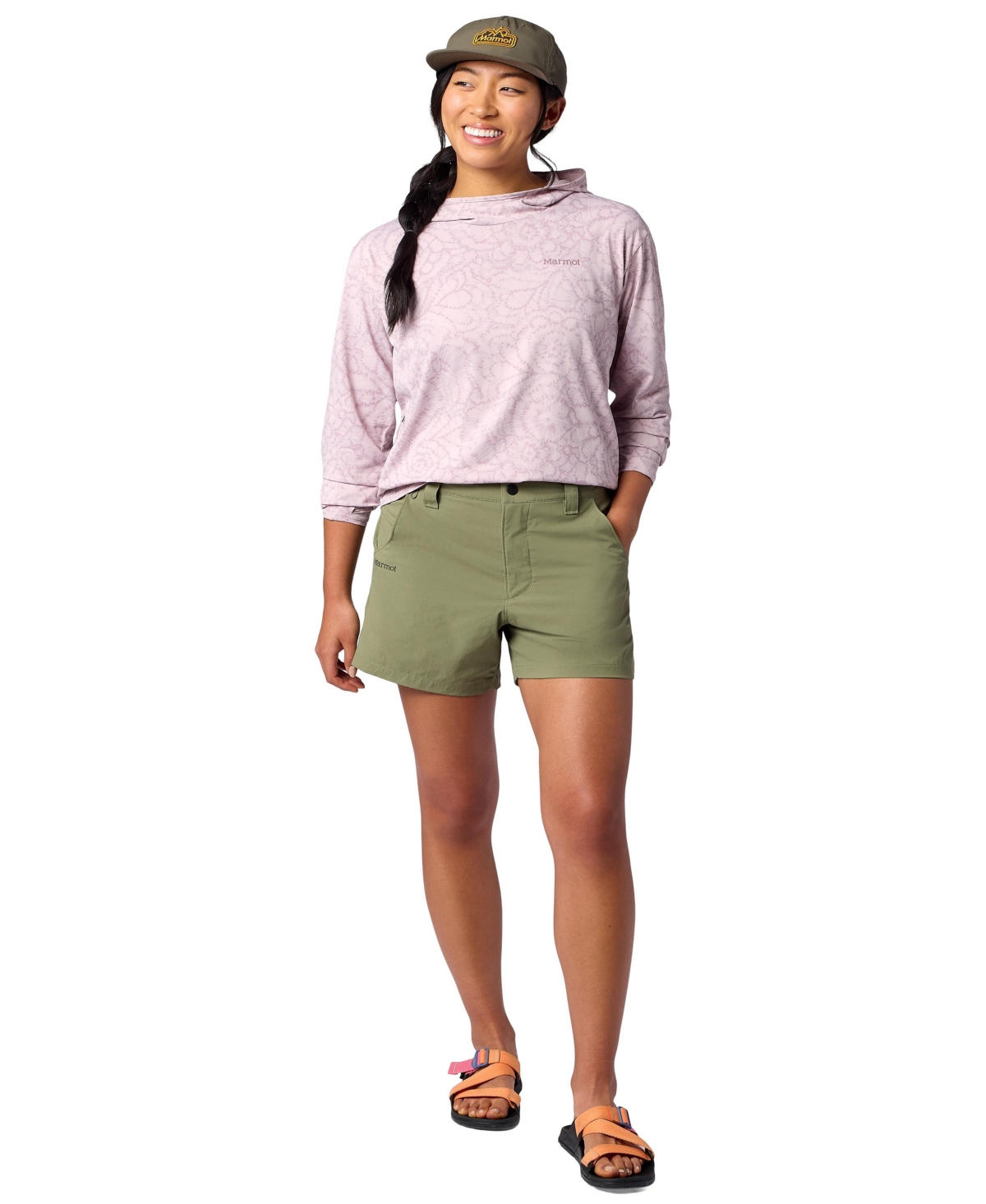 Click here for Marmot Womens Trailway Lightweight Shorts - Olive... prices