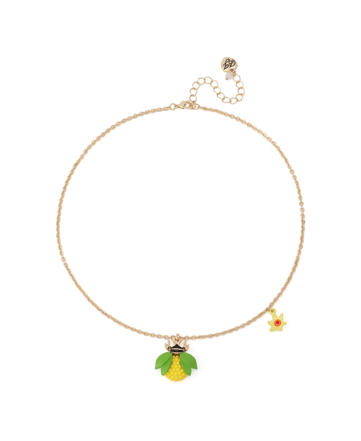 Click here for Betsey Johnson Faux Stone Hothouse Bloom Bee Penda... prices