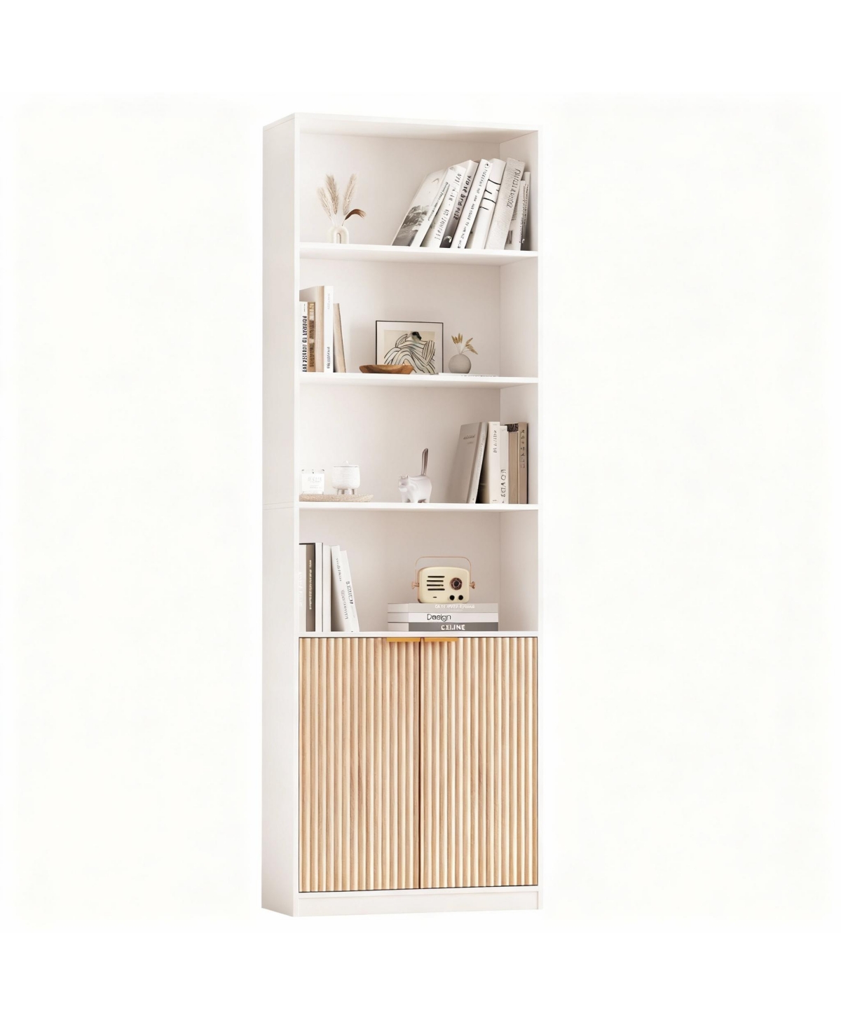 Click here for Yigii 72" Tall Bookshelf with 6 Shelves & Cab... prices
