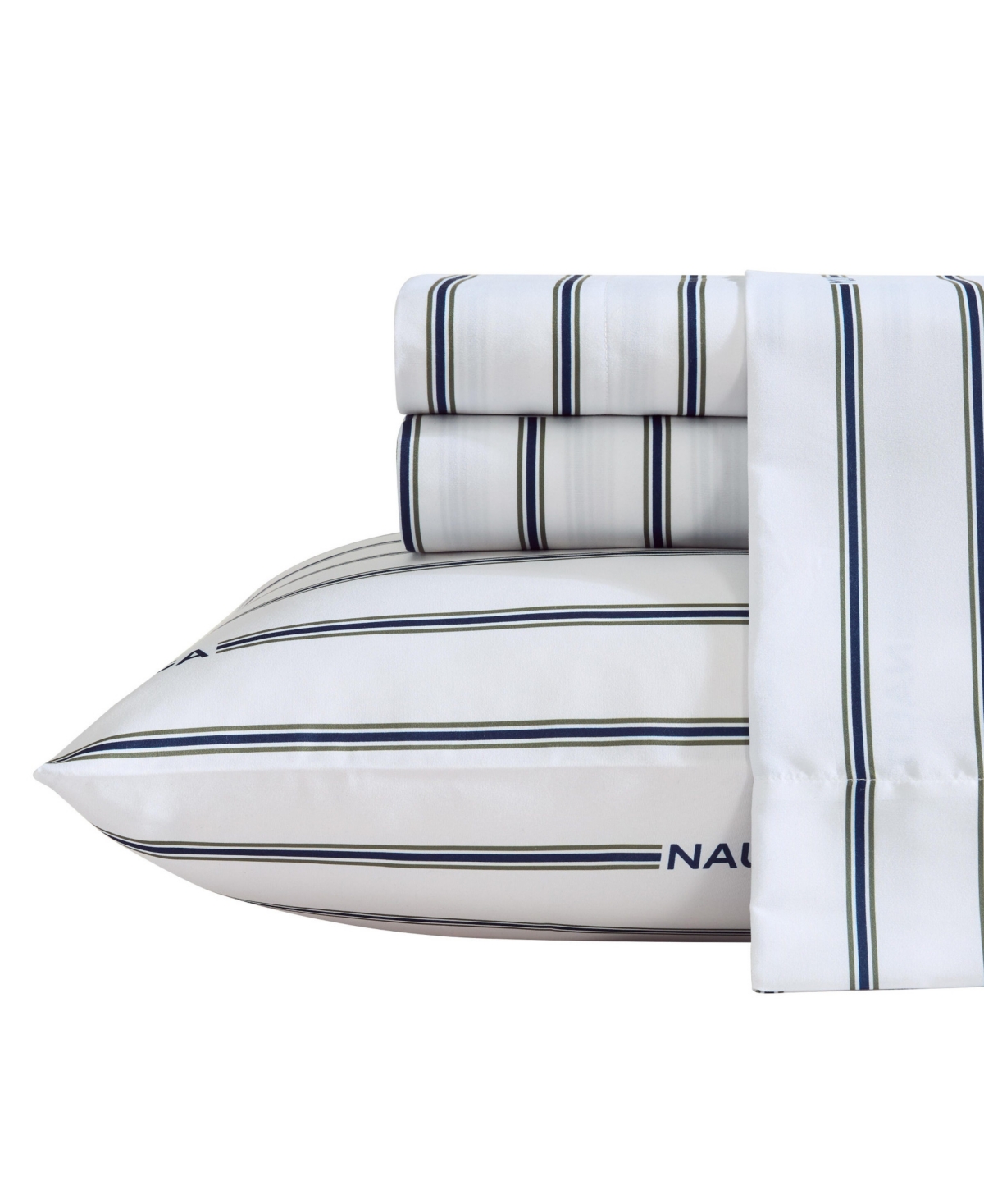 Click here for Nautica Inline Printed Microfiber 3-Pc. Sheet Set... prices