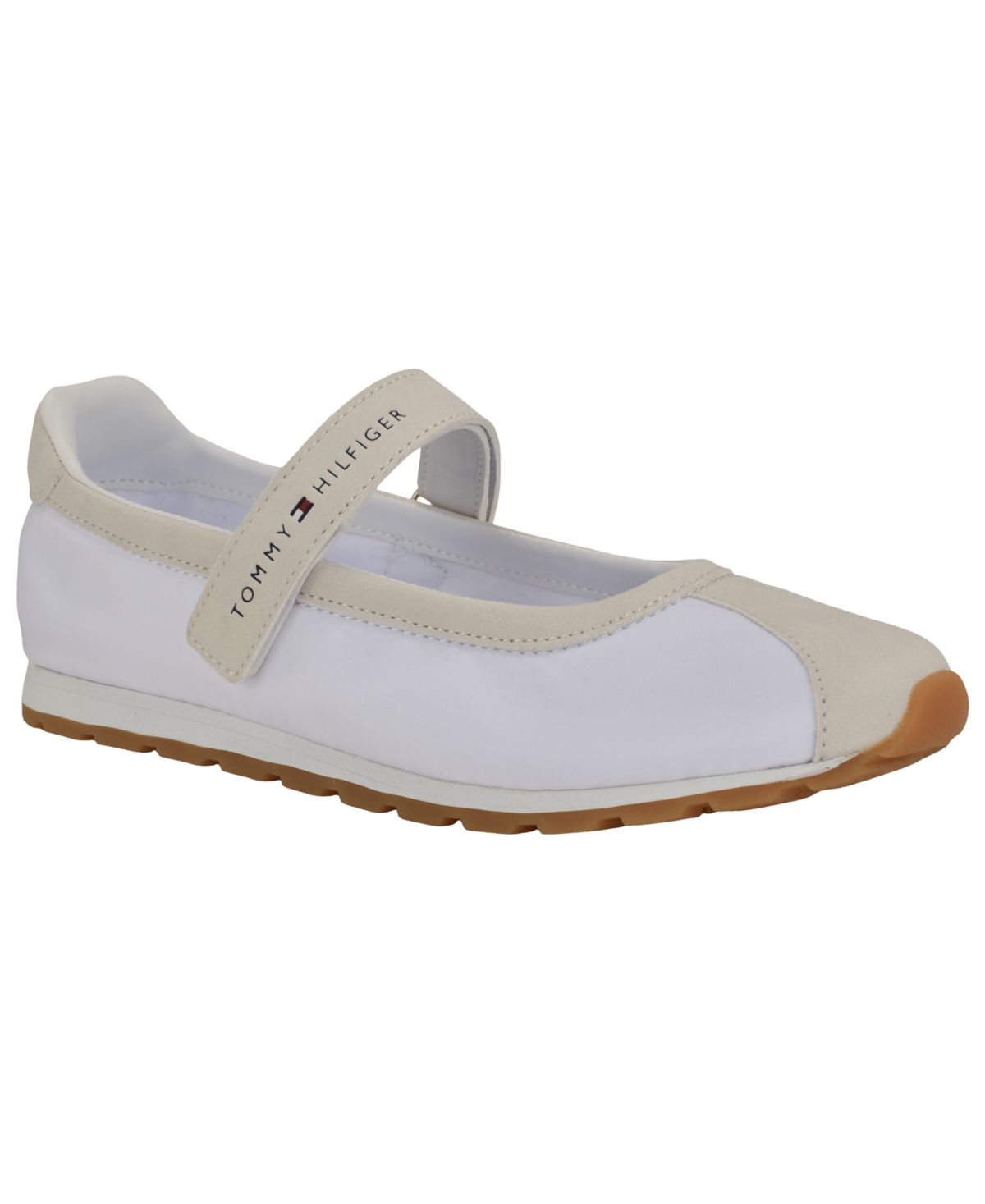 Click here for Tommy Hilfiger Womens Macea Mary Jane Flats - Whit... prices