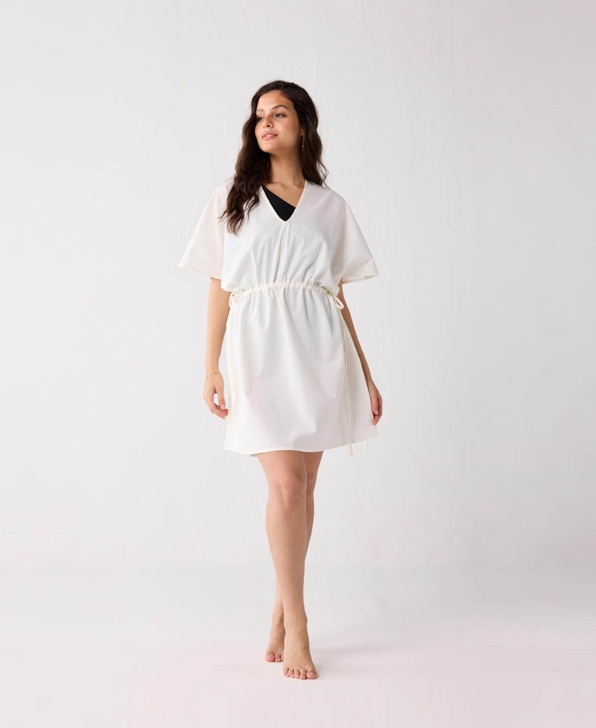 Click here for Reistor Womens Kaftan-style Beach Cover-up with Si... prices