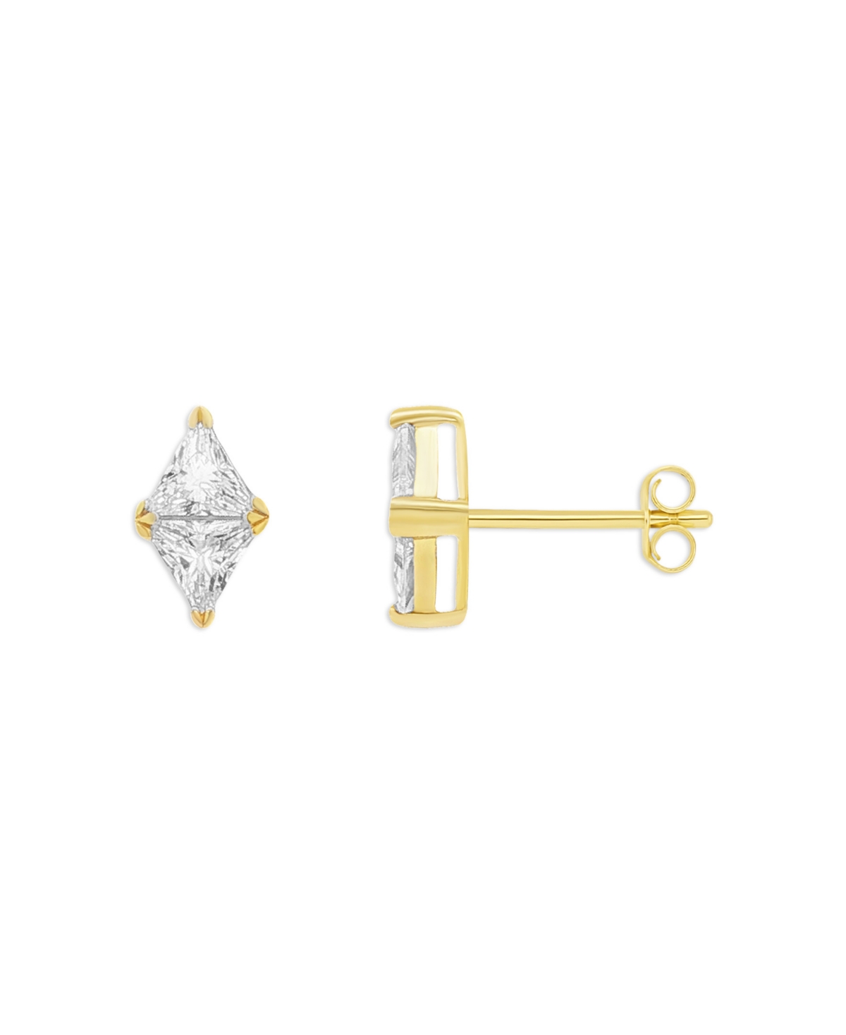 Click here for Duo Triangle Cz Studs - Gold prices
