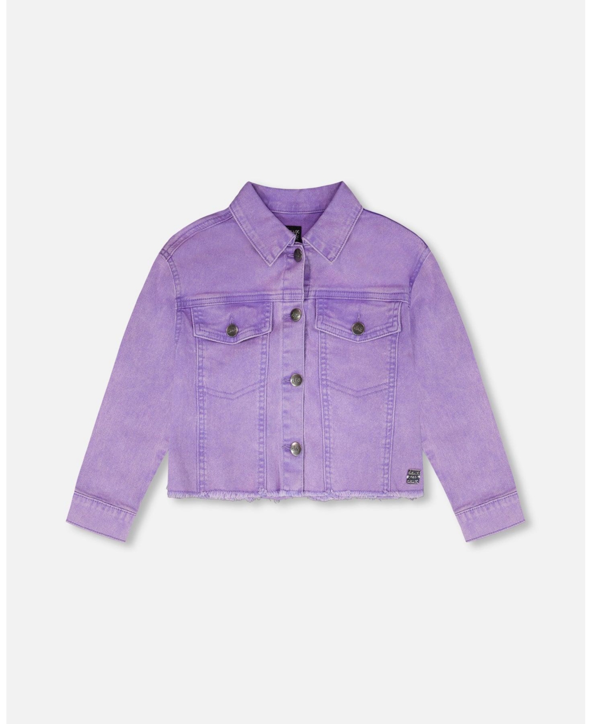 Click here for Deux par Deux Girls Mauve Denim Jacket with Embroi... prices