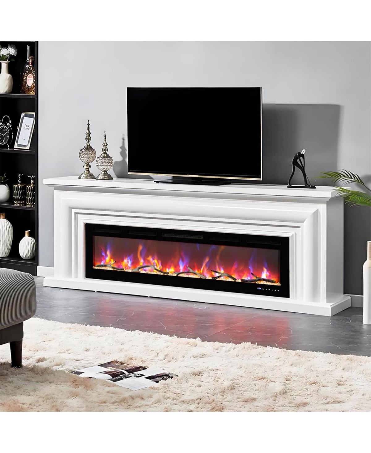 Click here for gaomon Built In Electric Fireplace with Smart Voic... prices