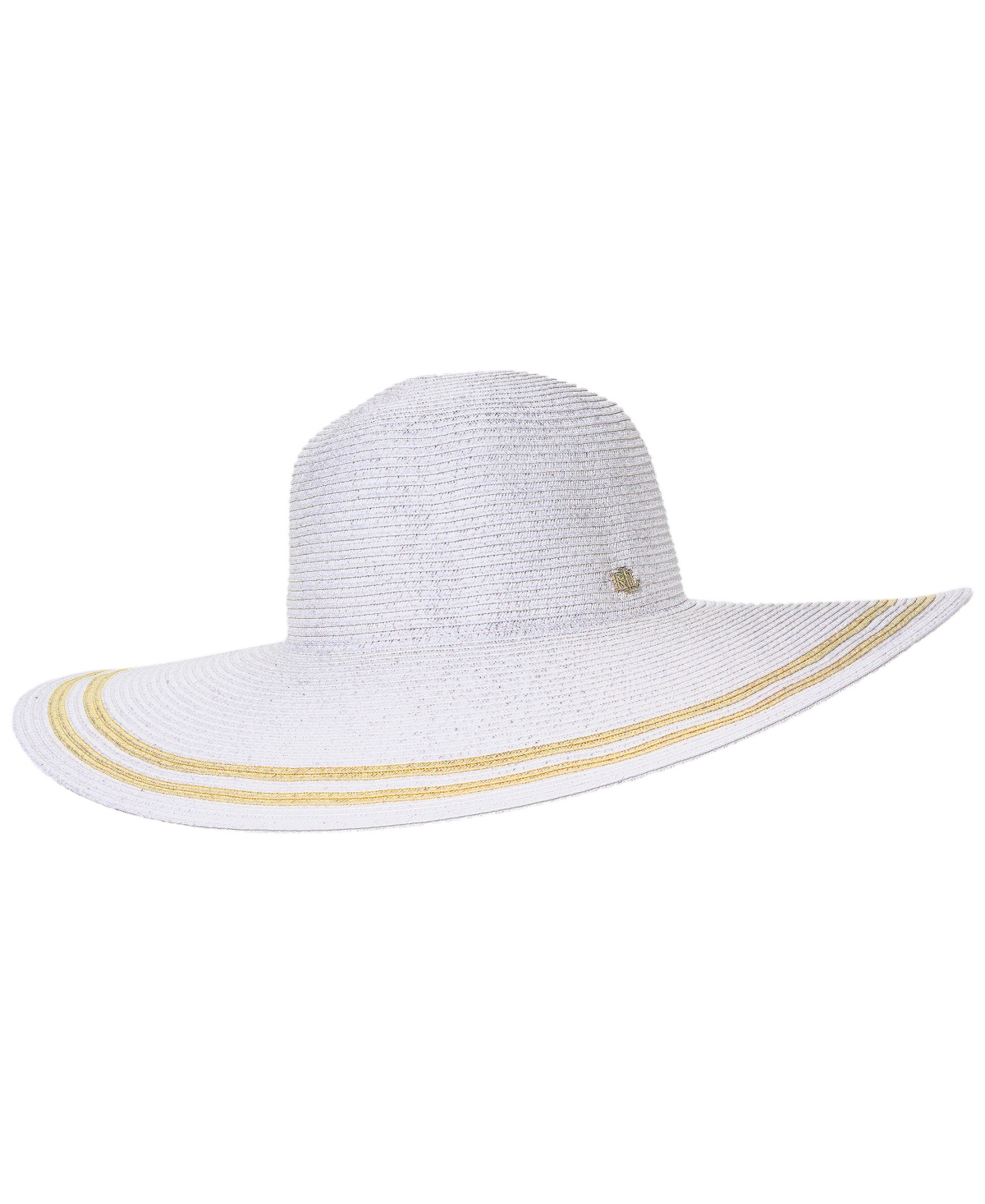 Click here for Lauren Ralph Lauren Packable Stripe Sun Hat - Crea... prices