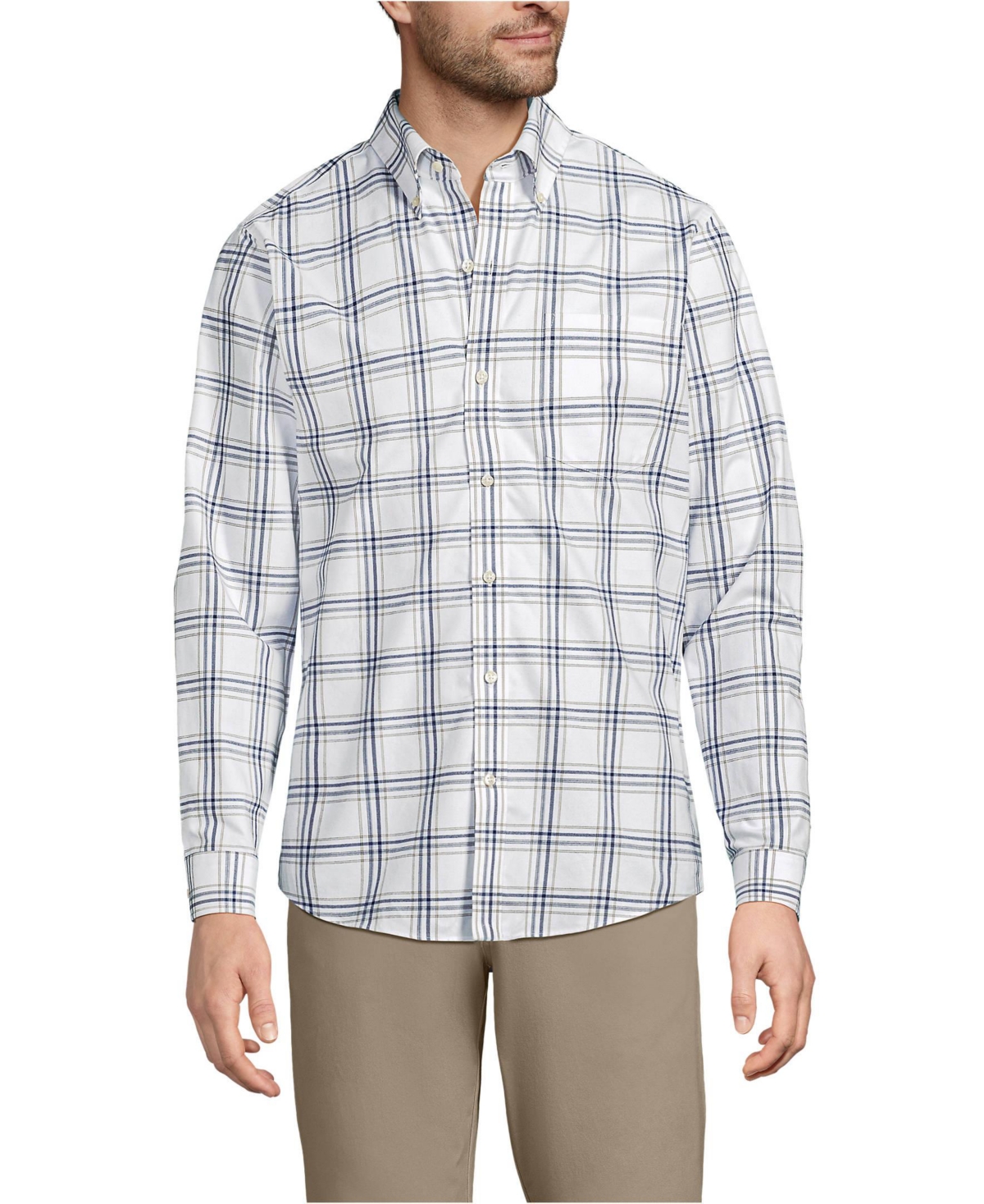 Click here for Lands End Mens Traditional Fit No Iron Twill Shirt... prices